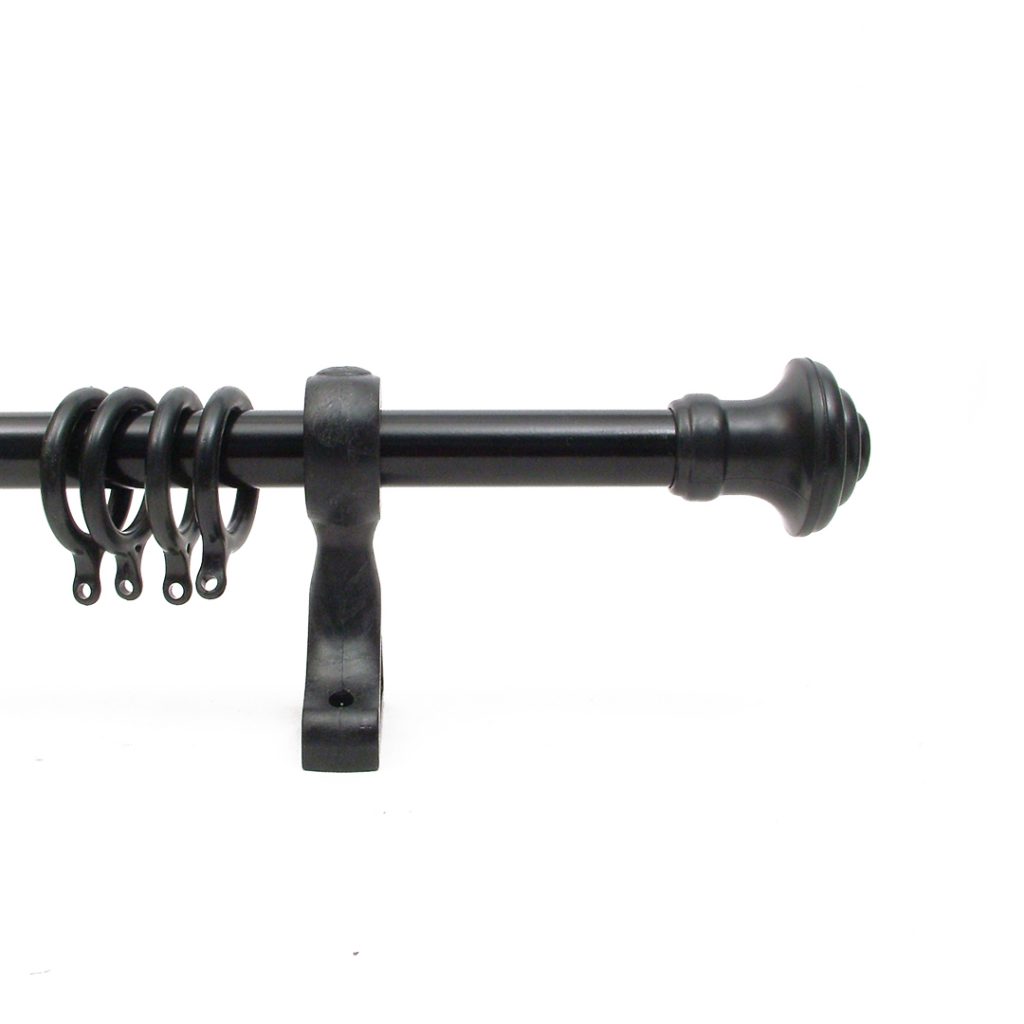 Taiyo Curtain Rod Normal - Black - Felton