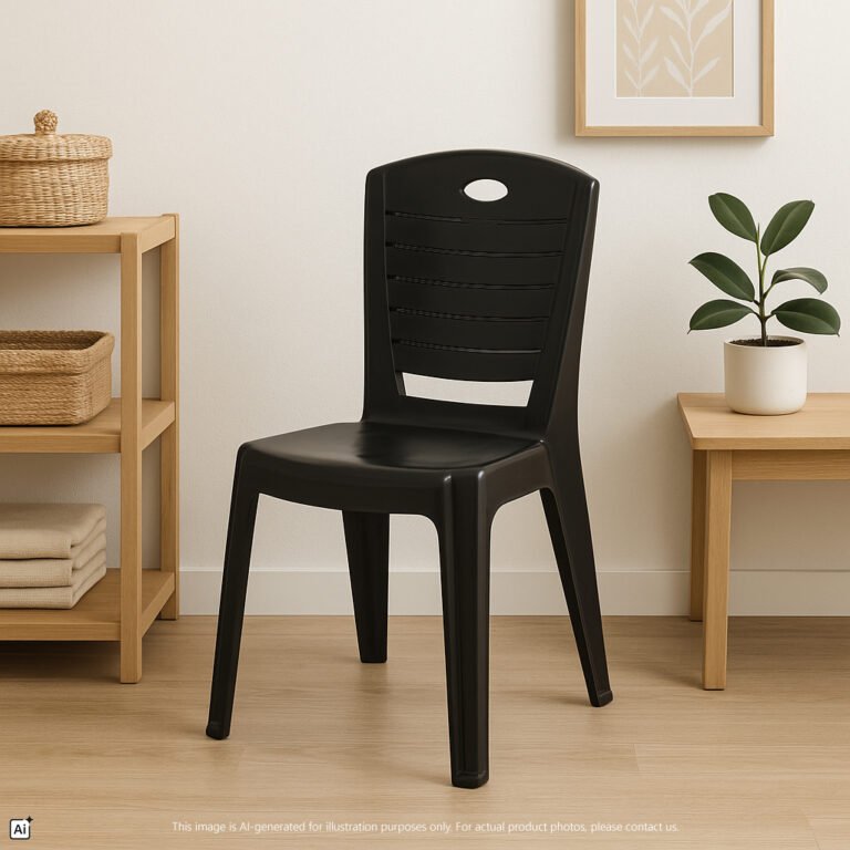 Plastic Stall Chair - Stackable Chair - Felton Malaysia